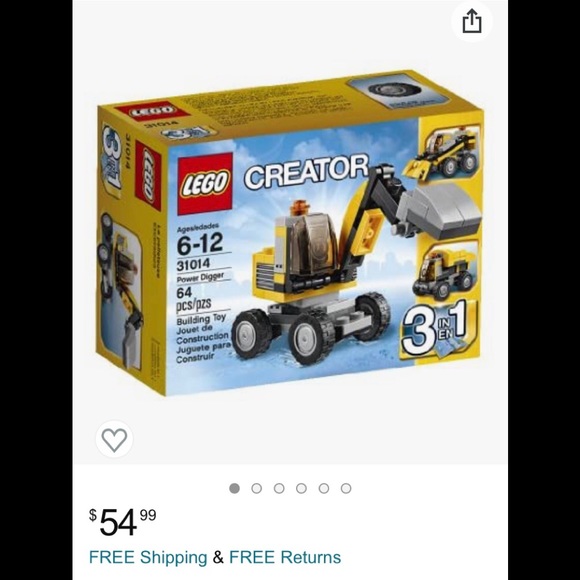 Lego | Toys | Lego Creator Power Digger | Poshmark
